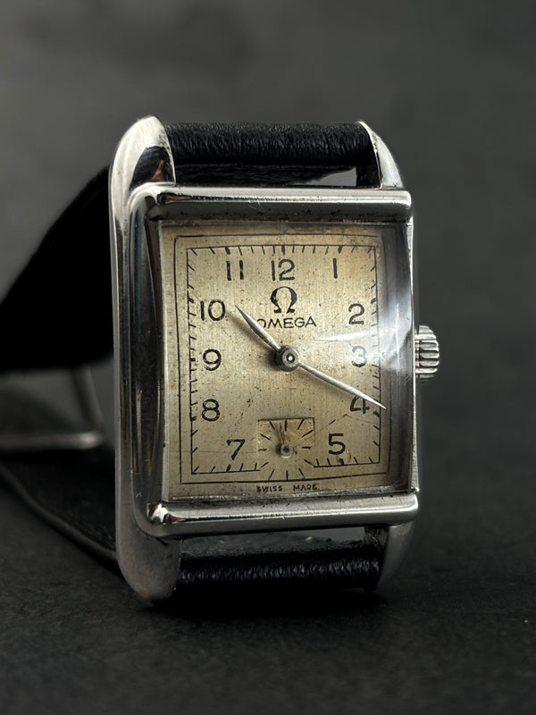 Omega Tank Watch | Vintage 1930s | Subsecond – ReWrist